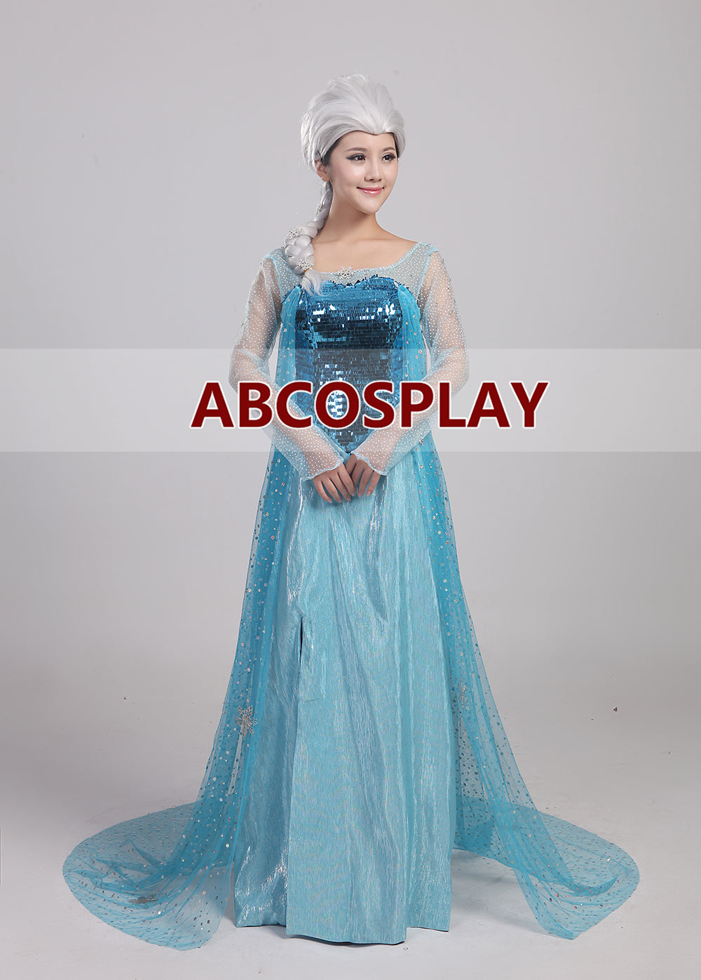 Frozen Elsa Princess Dress Cape Cosplay Costume Sequin,Princess Elsa ...