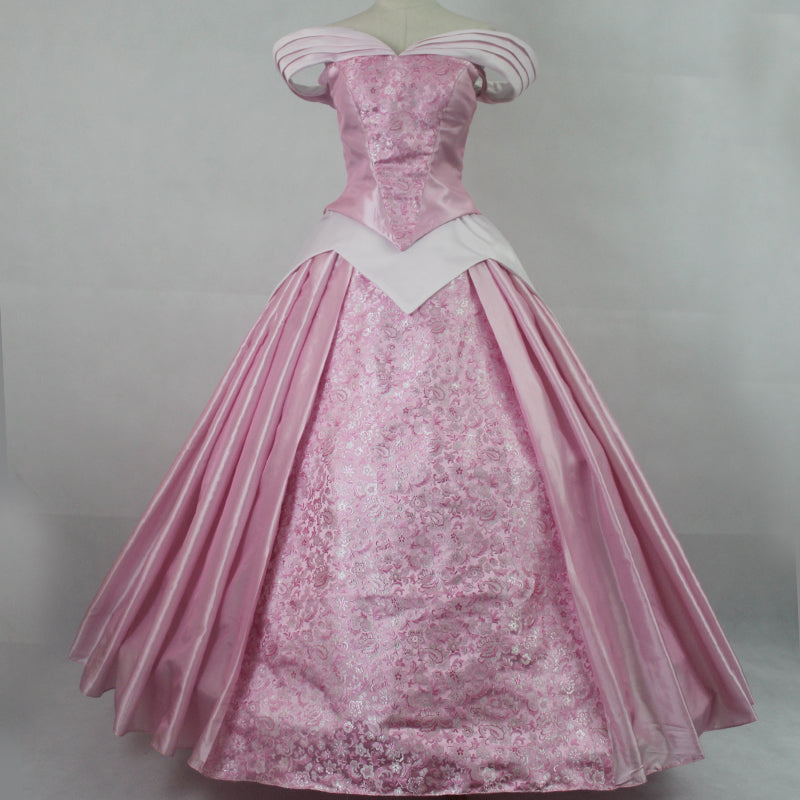 Sleeping Beauty Aurora Princess Dress Pink Cosplay Costume,Princess ...